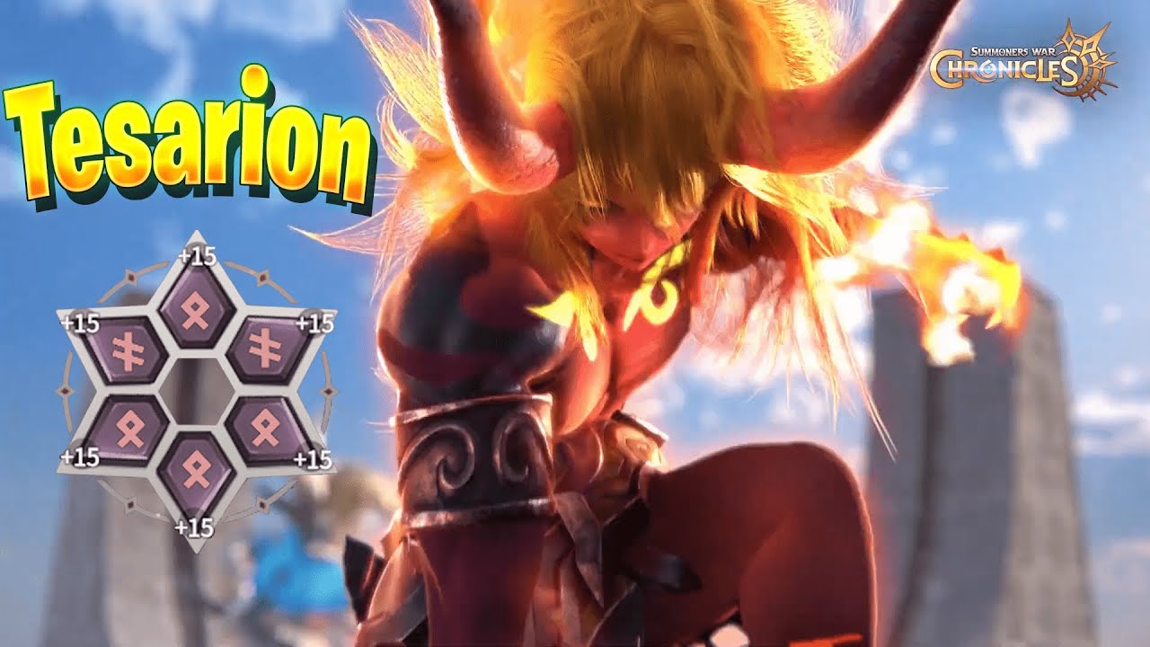Análisis de Tesarion [Summoners War Chronicles] - YouTube