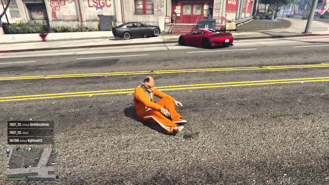 Grand Theft Auto V - Flying Car Door - YouTube