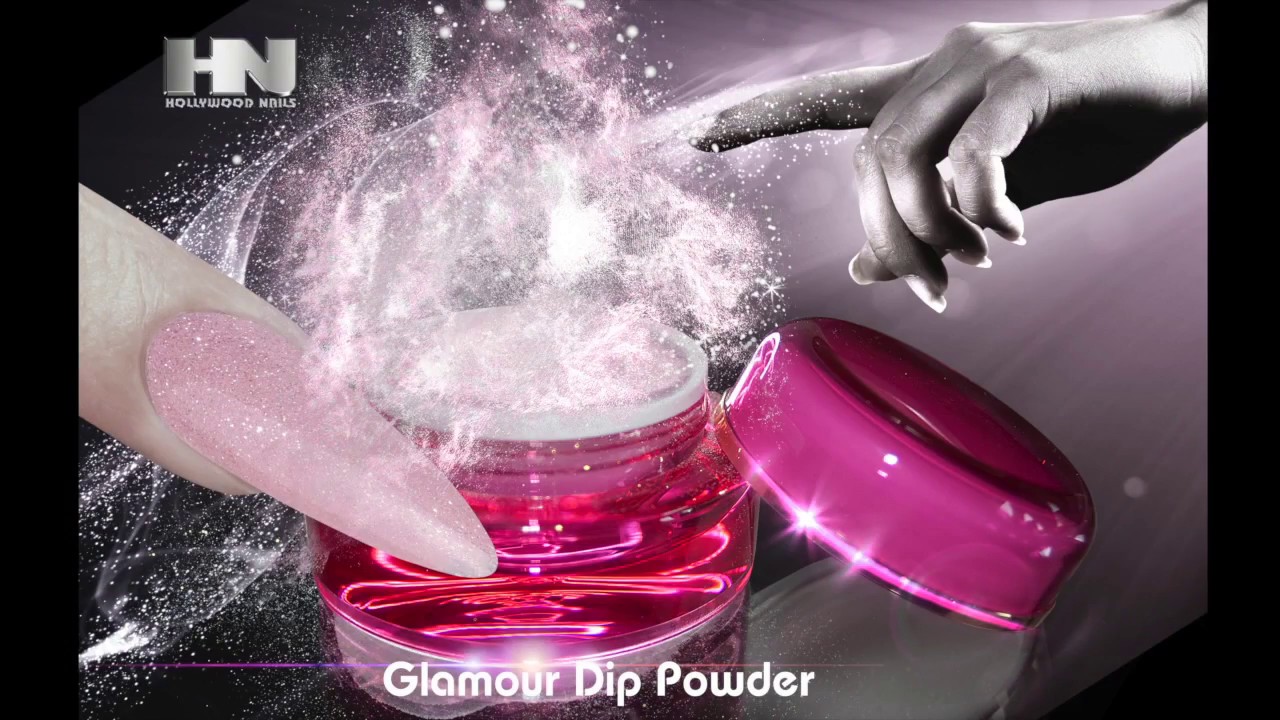 Dip In Nails Glamour Dip Powder by HOLLYWOOD NAILS 52 - YouTube