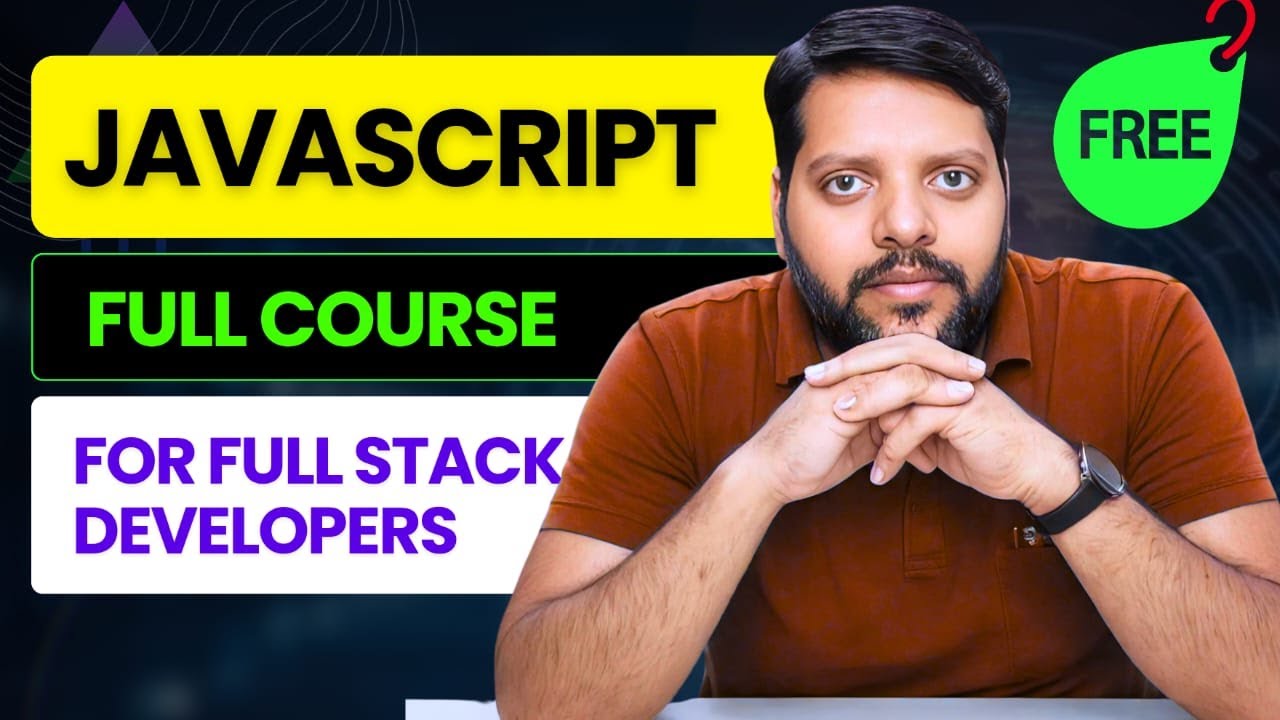 JavaScript Full Course 2025 🚀 From Basics to Advanced For NET Developers - YouTube