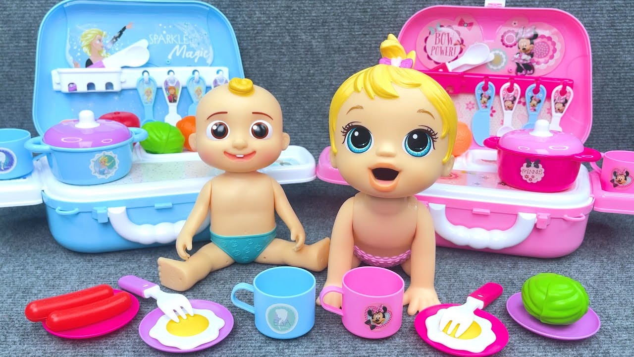 10 Minutes Satisfying With Unboxing Cooking Doll Yummy Cocomelon ...