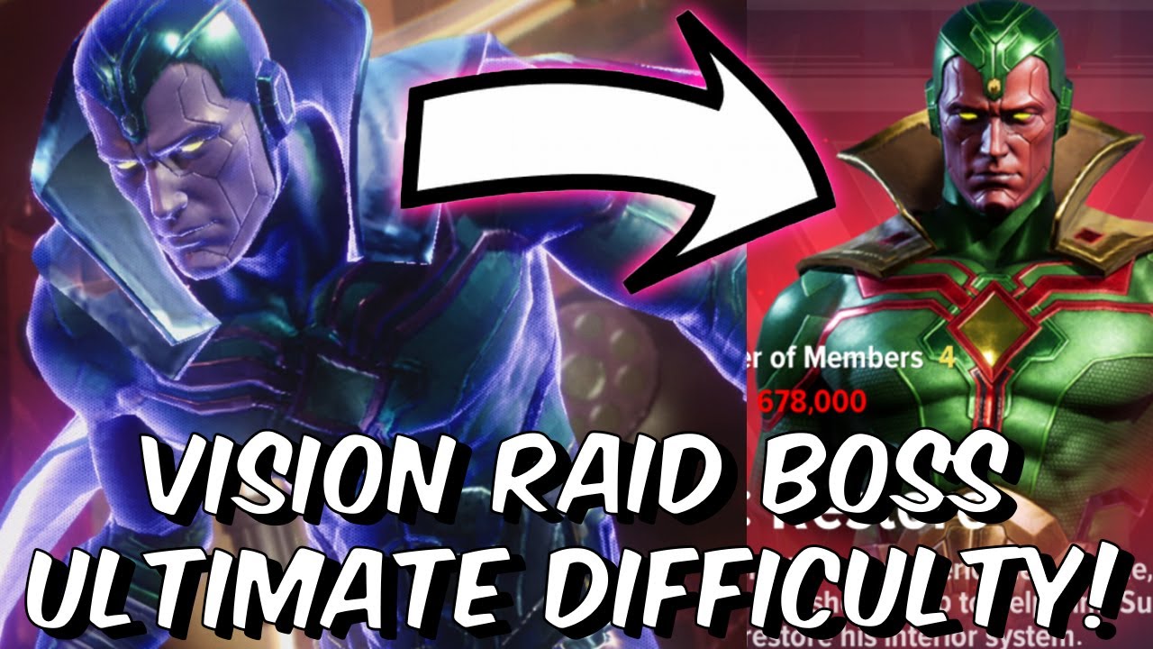 Ultimate Vision Raid Boss Solo - Doctor Strange Level 100 Gameplay ...