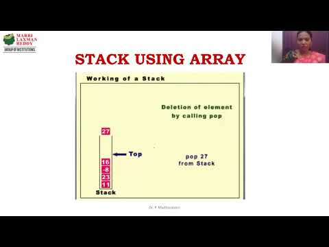Stack Using an Array - YouTube