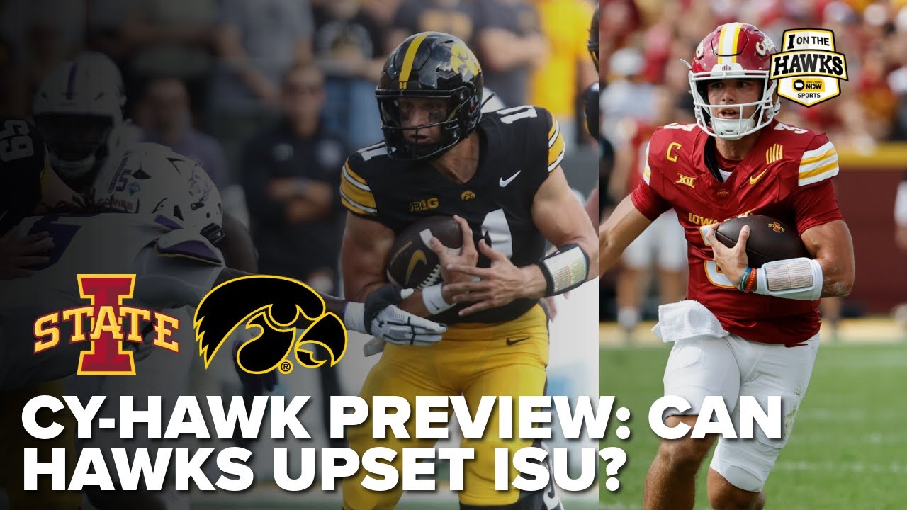 Iowa an underdog in Cy-Hawk battle. Iowa State game preview - YouTube