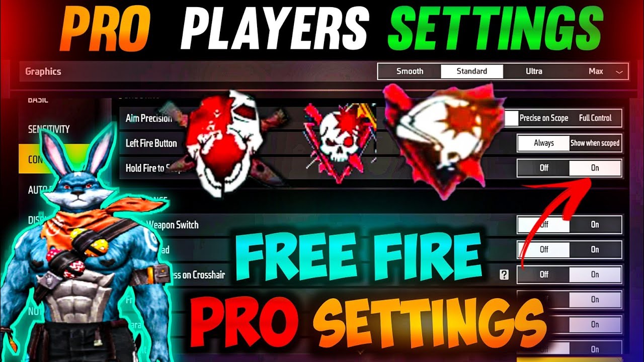 Free Fire "Pro Setting" इससे लगते हैं तगडे Headshot 🔥 || Best Setting ...