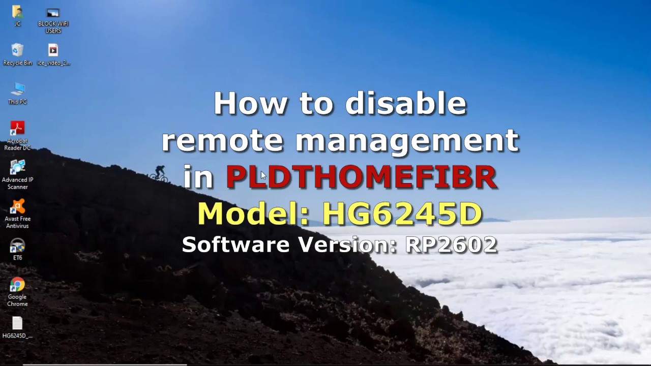 How to disable remote management in PLDTFIBR 2020 - YouTube