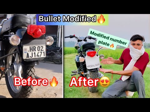 ILLEGAL NUMBER PLATE INSTALLATION IN BULLET STANDARD || CHEAPEST PRICE ...