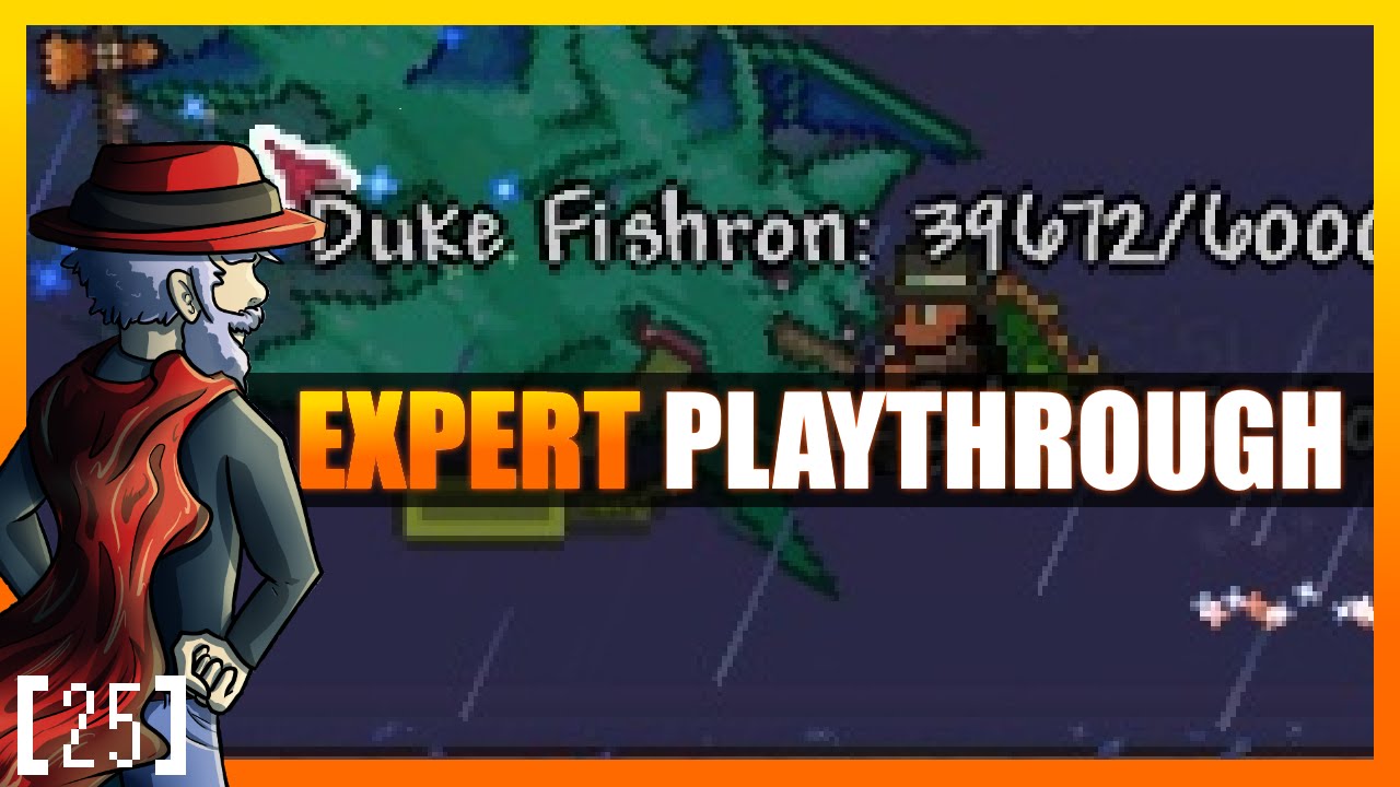 EXPERT DUKE FISHRON! Terraria 1.3 Let's Play - Expert Mode Playthrough ...