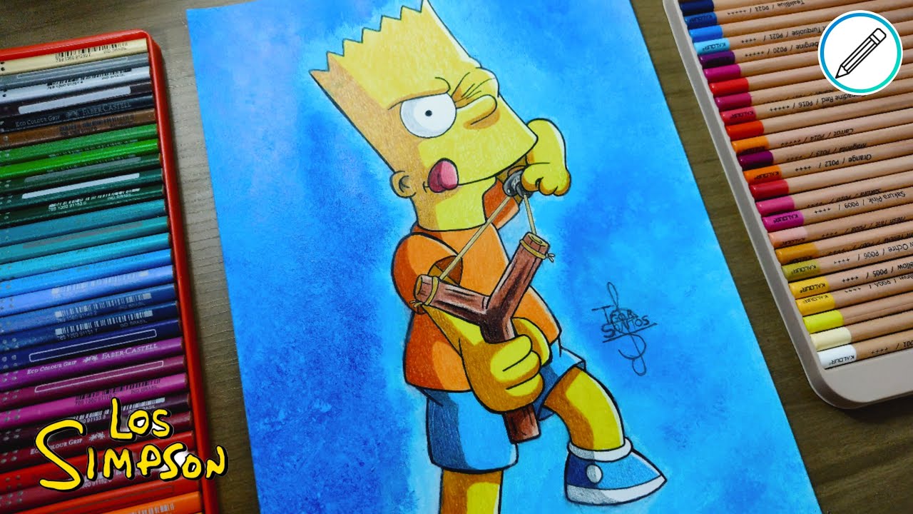 Drawing the bart Simpson ( desenhando o Bart ) Speed .#simpsons - YouTube