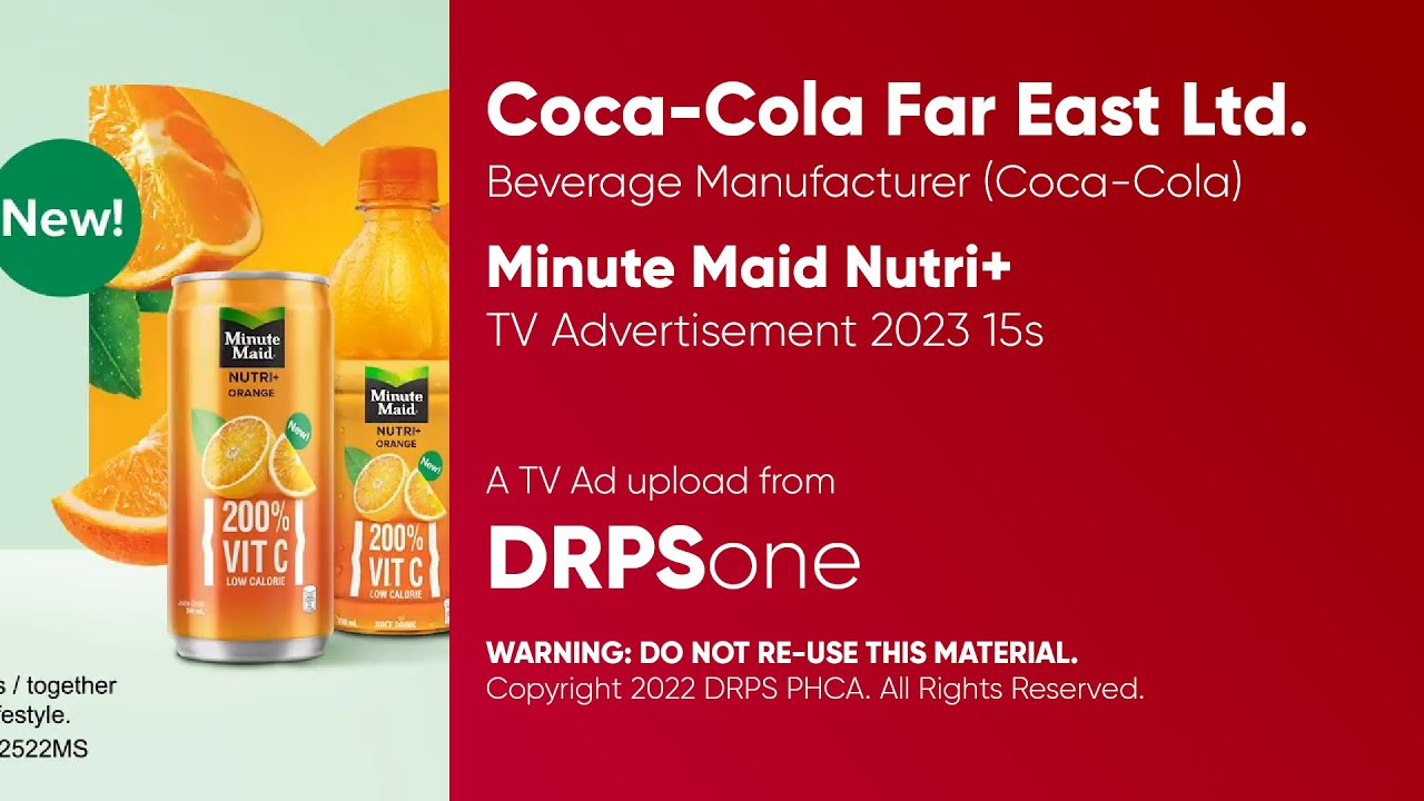 Minute Maid Nutri+ TV Ad 2023 15s (Philippines) - YouTube