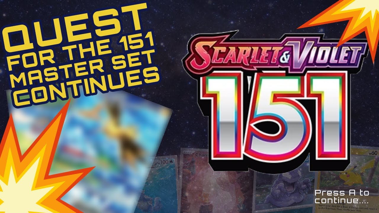 Can I Complete the Pokemon 151 Master Set?! - YouTube