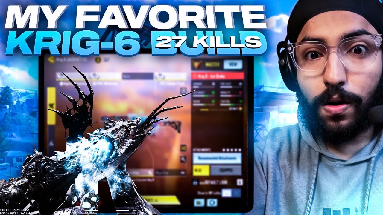 This KRIG-6 build is my Favourite 🤩 27 KILLS | Call Of Duty Mobile ...