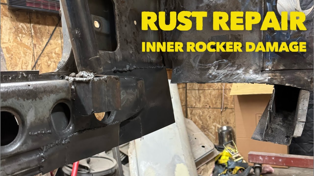 260z inner rocker rust repair - YouTube