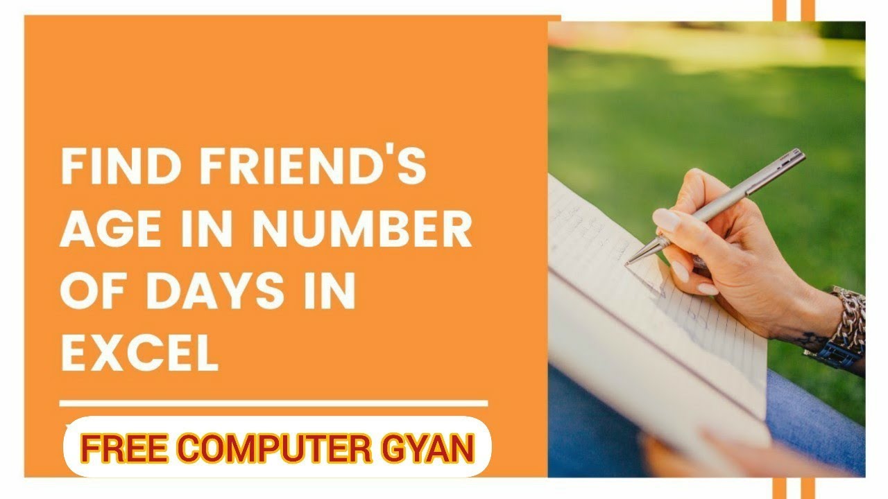 NUMBER OF DAYS BETWEEN TWO DATES IN EXCEL By FREE COMPUTER GYAN YouTube NUMBER OF DAYS BETWEEN TWO DATES IN EXCEL By FREE COMPUTER GYAN YouTube