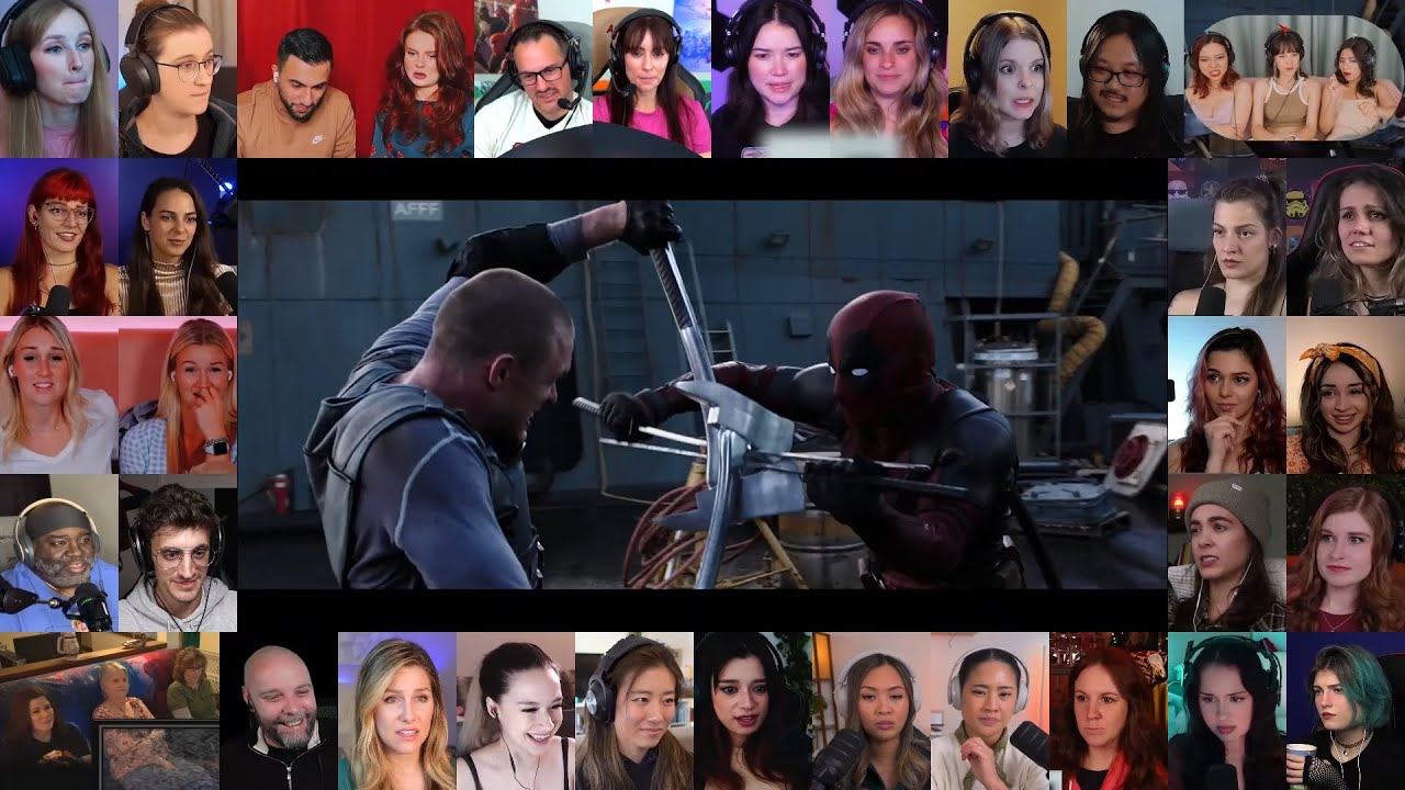 Deadpool vs Ajax - Deadpool (2016) - Reaction Mashup - YouTube