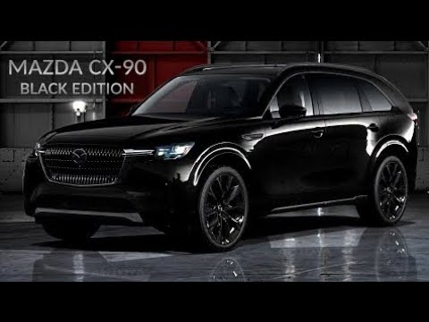 2024 Mazda CX-90 BLACK EDITION - Amazing Black - YouTube