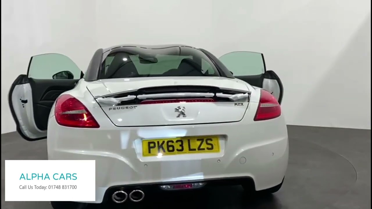 Peugeot RCZ White PK63 LZS - YouTube