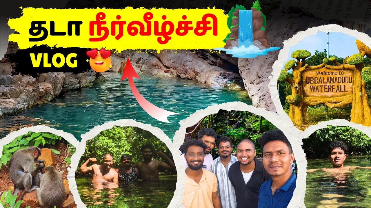 🌊 Tada Waterfalls Vlog || One Day Trip from Chennai with Friends! 🌿 ...