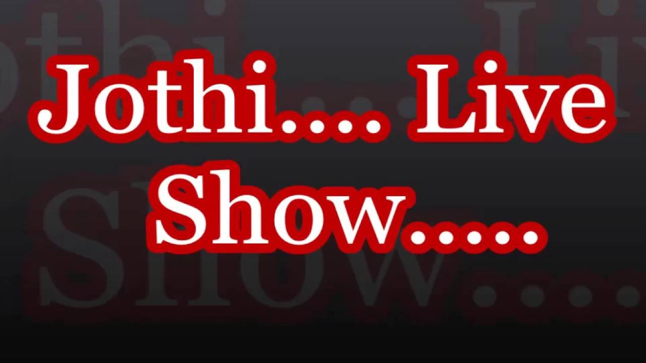 Jothi Live Show - YouTube