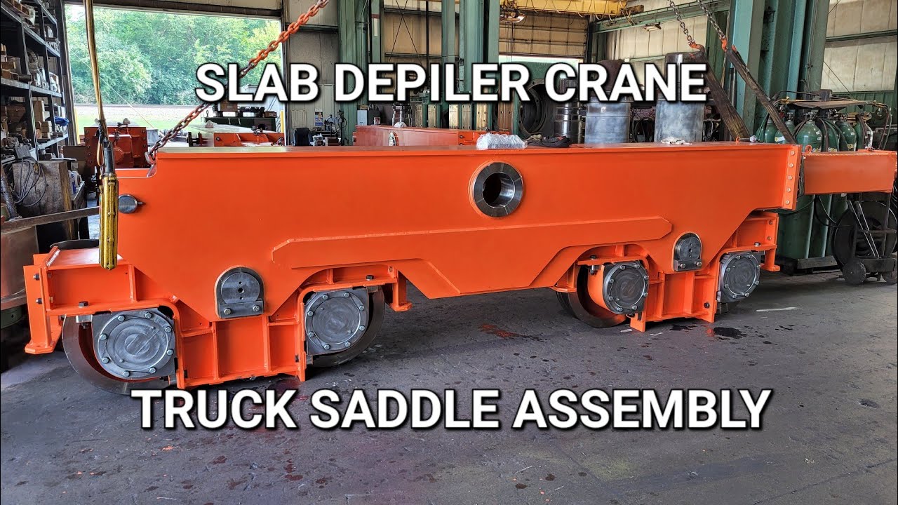 Slab Depiler | Truck Saddle Assembly | CNC Machine Shop - YouTube