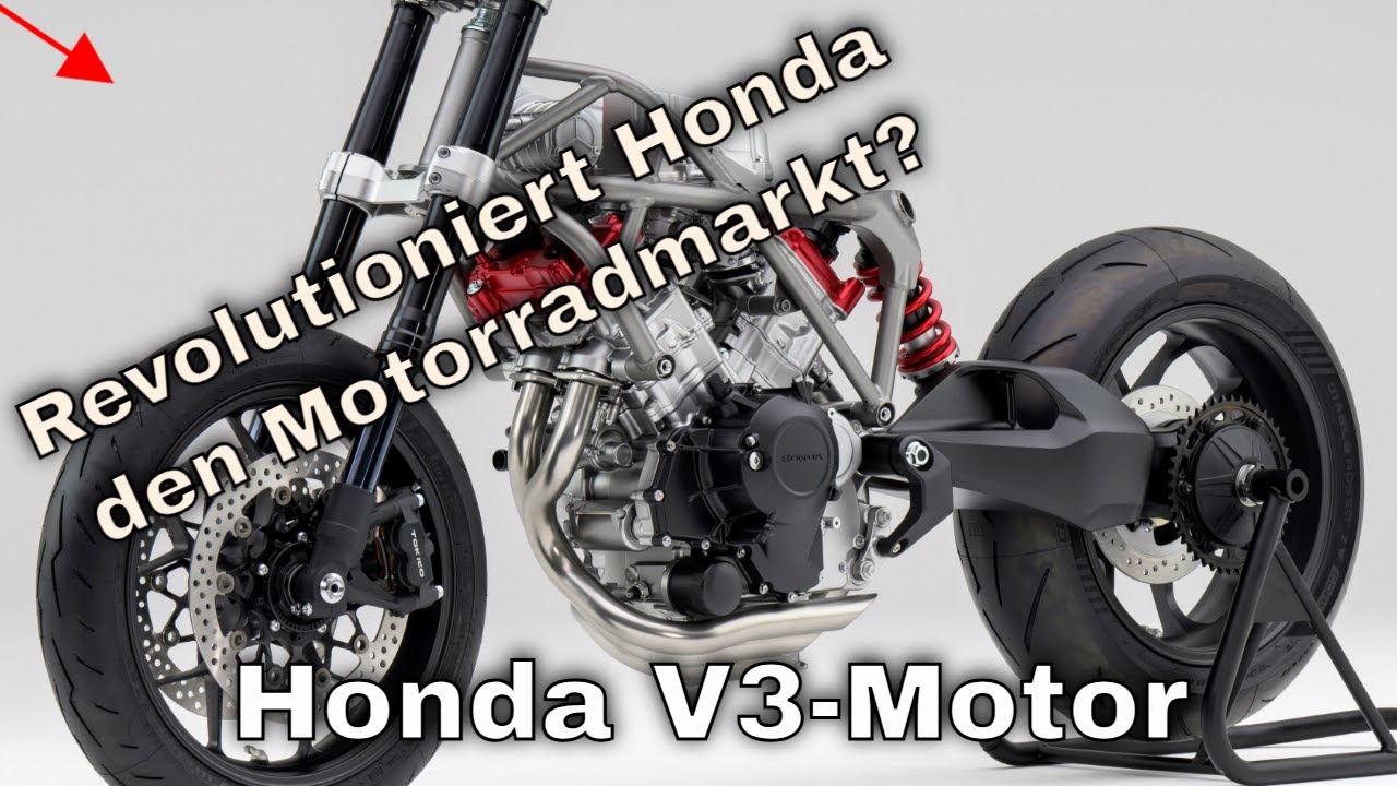 Honda V3-Motor mit elektr. Kompressor: Innovation auf der EICMA 2024 ...