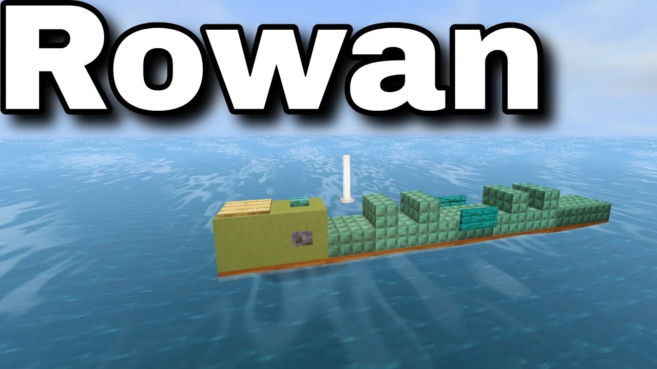 USS Rowan (TB-8) (Torpedo Boat) | Minecraft Tutorial | 1:5 Scale - YouTube