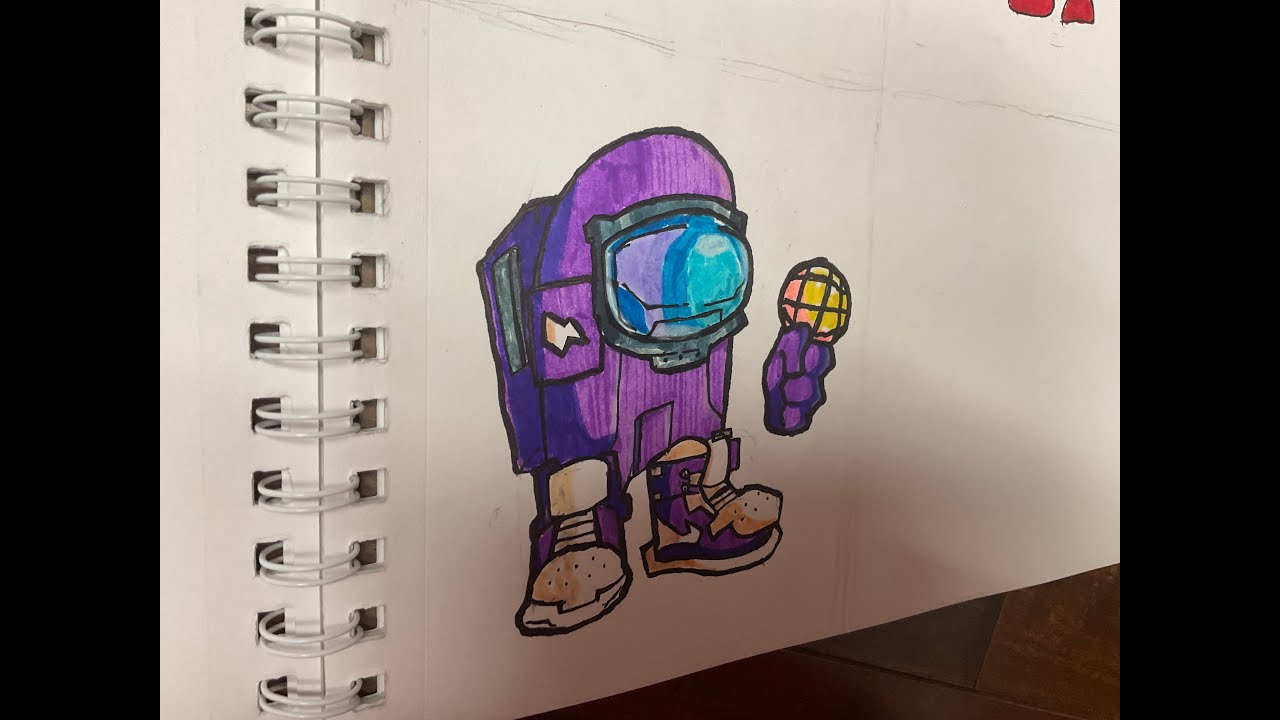 FNF vs Impostor V4 Drawing Drippypop and Esculent time lapse. - YouTube