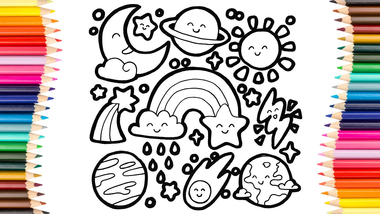 How to Draw Cute Drawings For Kids And Toddlers - YouTube
