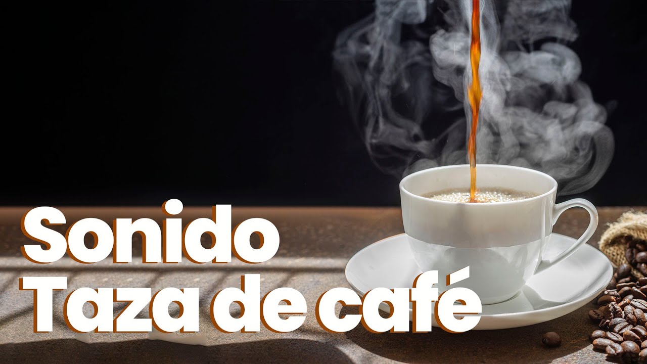 ☕ [EFECTO DE SONIDO] Llenando TAZA de CAFÉ Sound effect filling coffee ...
