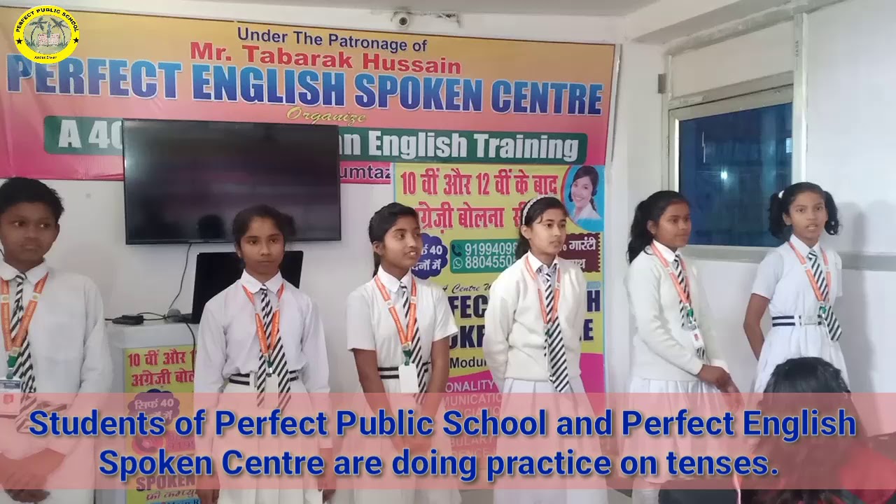 Students of Perfect Public School are practicing. - YouTube