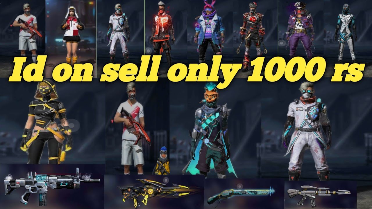 74 level Free Fire ID Sale on 1000Rs Only ! बस खरिदो अर मजे करो 1000 का ...