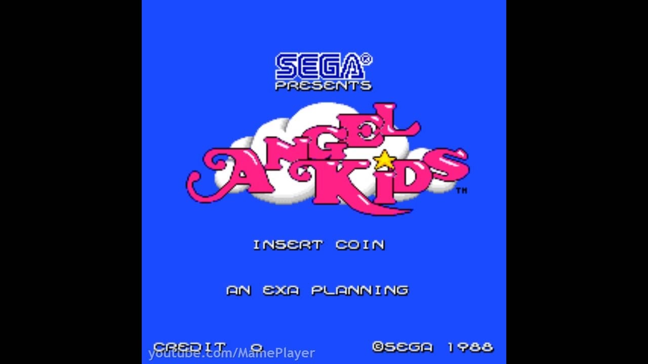 Angel Kids 1988 Sega/Exa Planning Mame Retro Arcade Games - YouTube