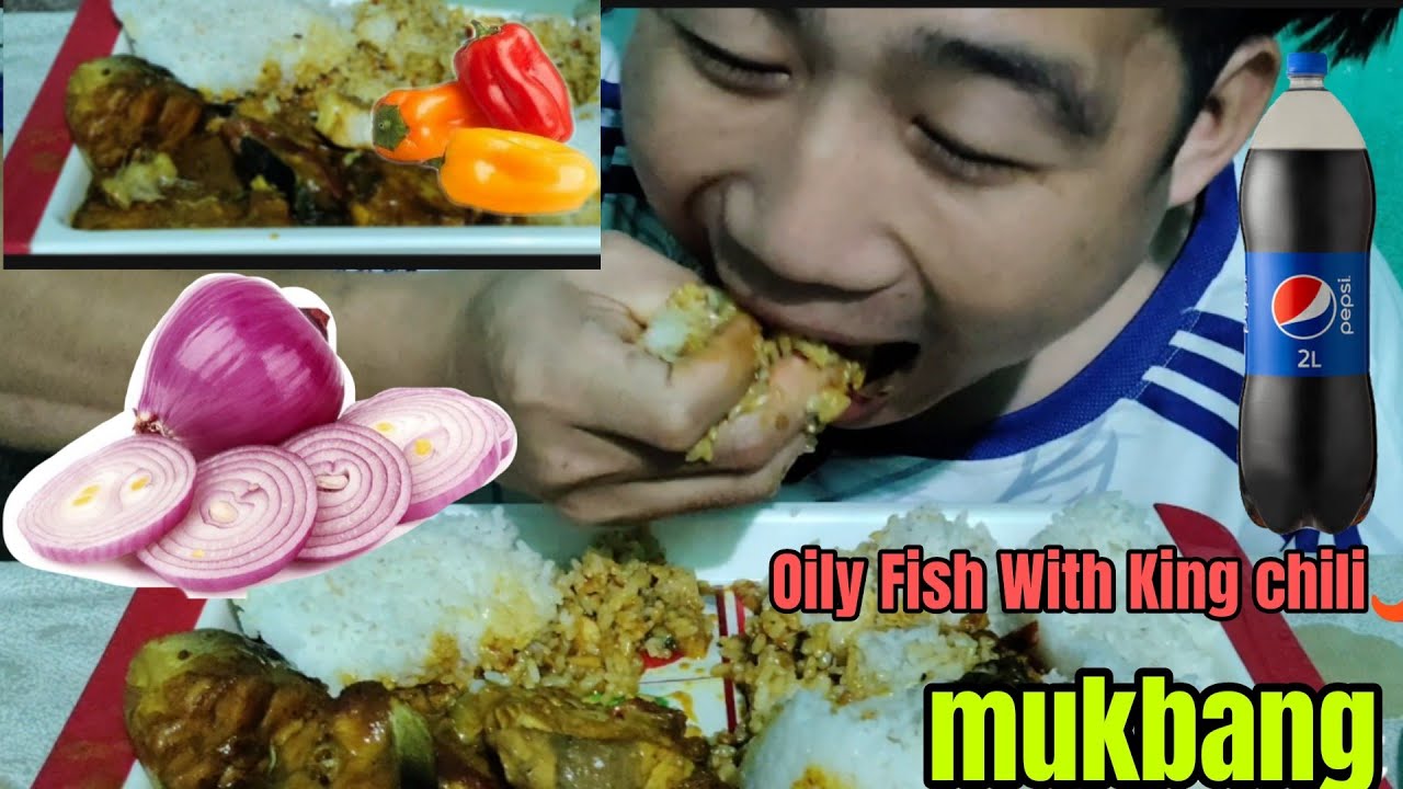 EATING DELICIOUS OILY FISH WITH RICE | ARUNACHAL PRADESH | #mukbang # ...