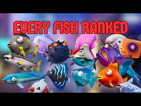 Ranking EVERY Fish in Fortnite From WORST to BEST - YouTube