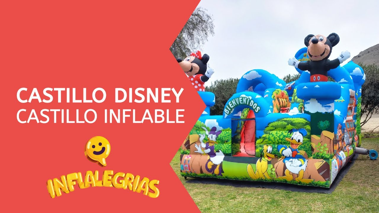 CASTILLO DISNEY (Castillo Inflable) - YouTube