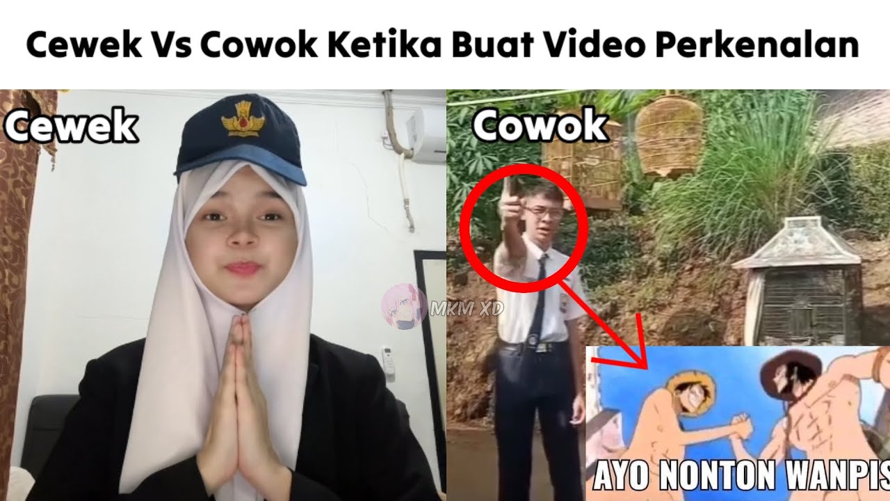 Cewek Vs Cowok Ketika Bikin Video Perkenalan | Meme - YouTube