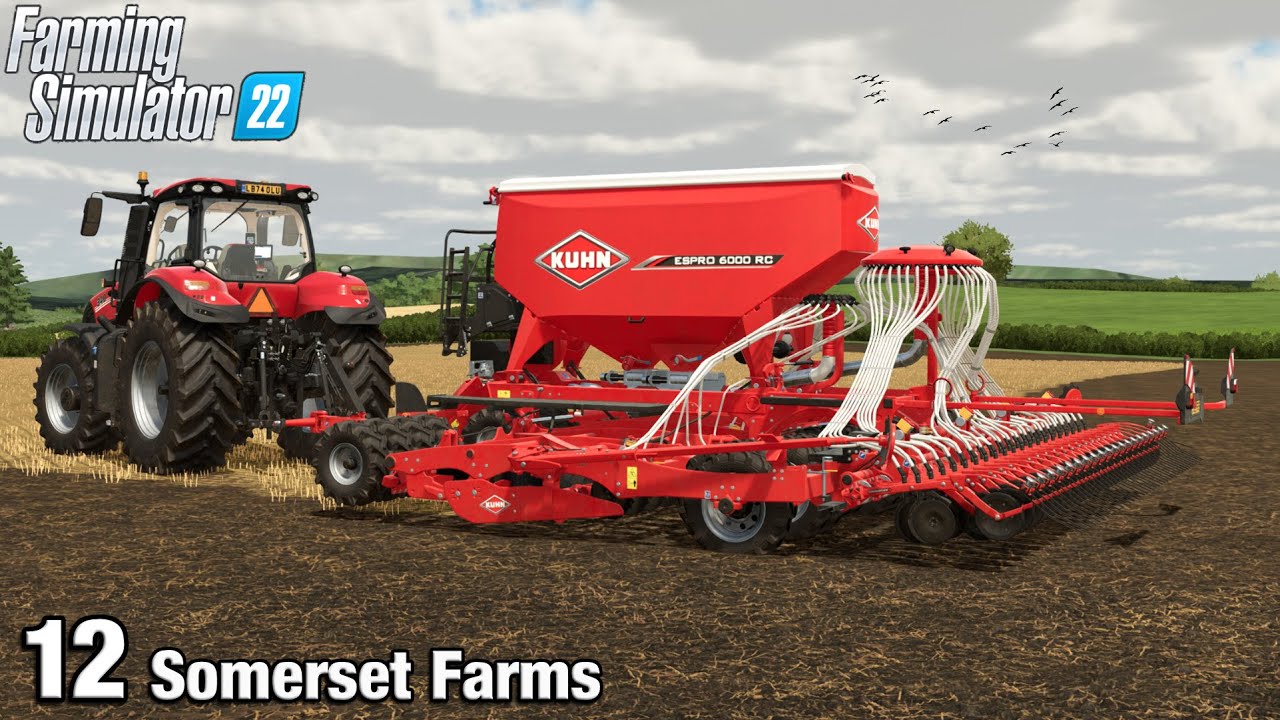 NEW FIELD AND DRILLING CANOLA - Farming Simulator FS22 Somerset Farms ...
