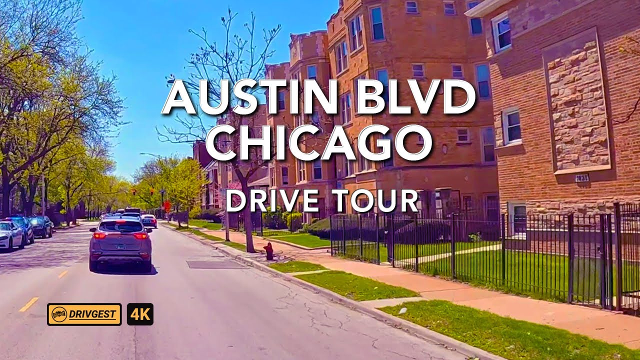 Austin Blvd | Chicago | Drive Tour | 4k | Drivgest - YouTube
