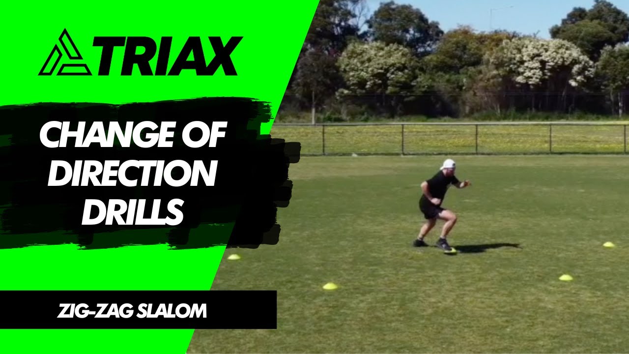 Zig Zag Slalom + Sprint Drill - YouTube