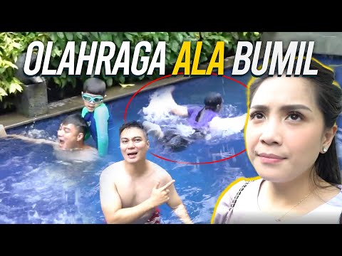 HAMIL KALI INI NAGITA GA BISA DIEM, BAIM BINGUNG NAGITA SEMANGAT BANGET OLAHRAGA...