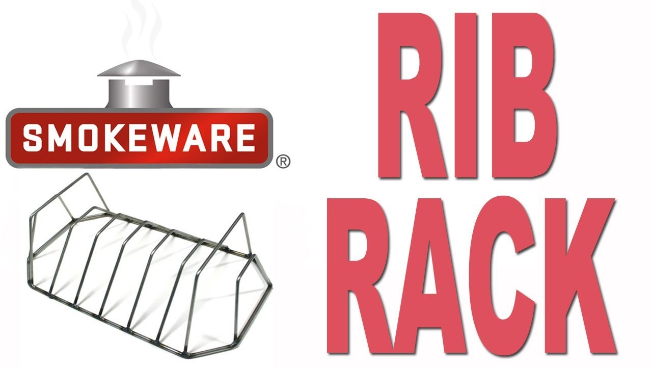 Smokeware's Rib Rack for the BIg Green Egg - YouTube