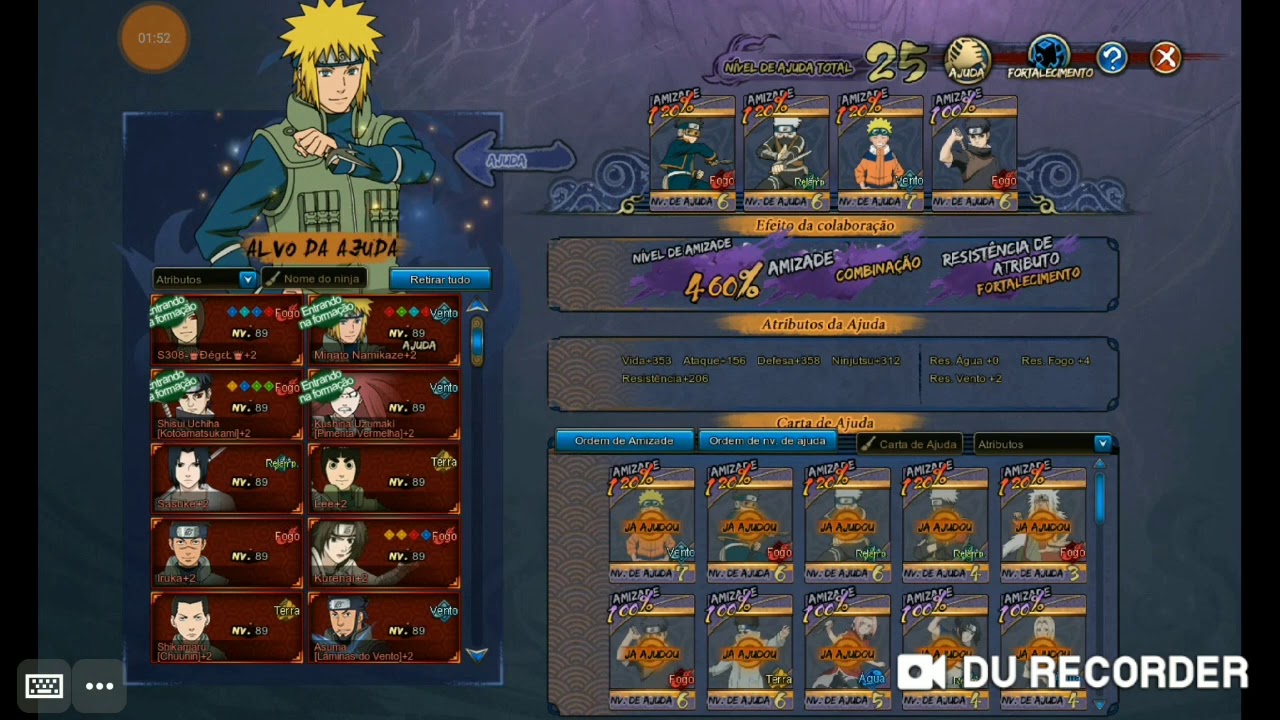 Naruto online formação Minato jounin - YouTube