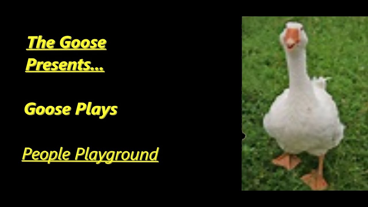 Goose Plays : People Playground | The Goose - YouTube