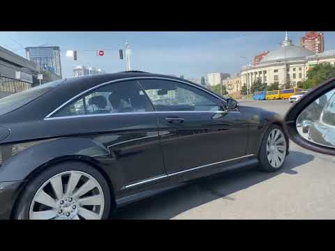 CL500 w216 modified exhaust sound (cl65 back box on m273)