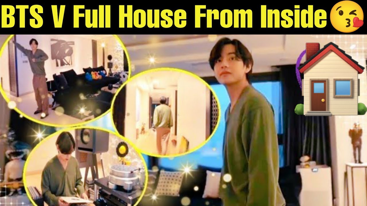 BTS V Full House From Inside 😍 Taehyung Latest Full House Tour 🏠 BTS V ...