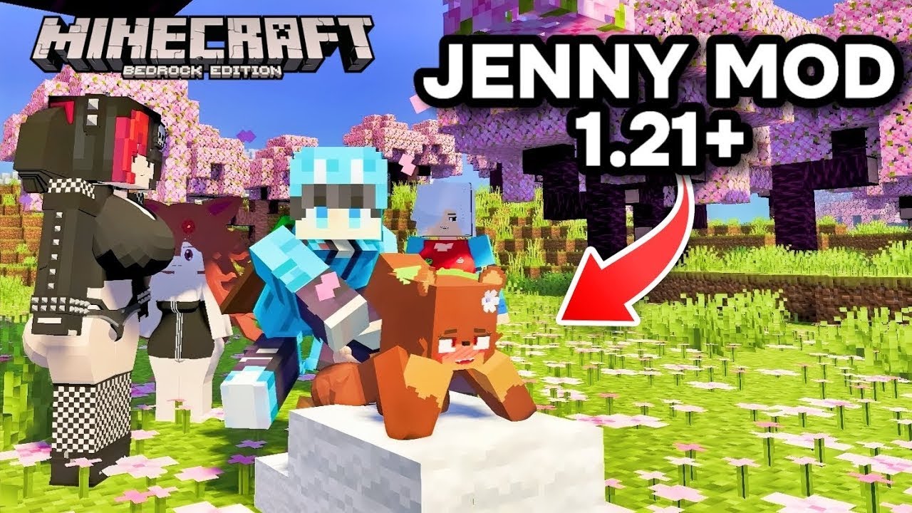 ️ THE BEST MOD/ADDON (JENNY MOD) FOR MINECRAFT BEDROCK 1.21.81 | [NPC ...