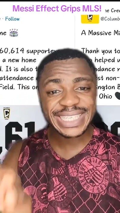 The Messi Effect in the MLS is in full force. #goat #messi #football #mls - YouTube