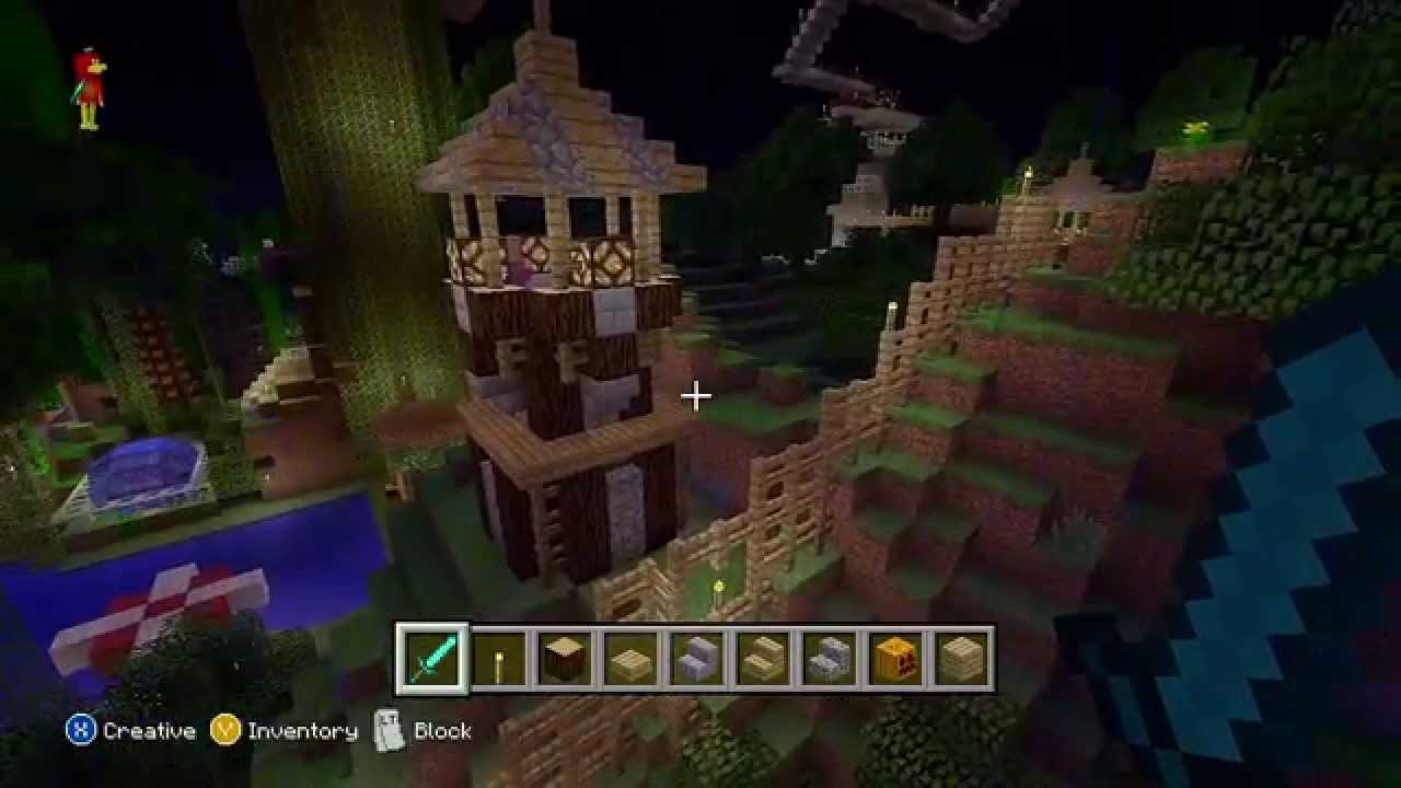 Minecraft Tree Town - Guard Towers! - YouTube