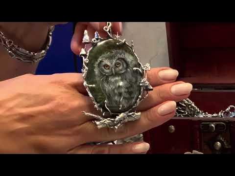 Ларчик от Ларчика. Живопись в серебре 😊 - YouTube