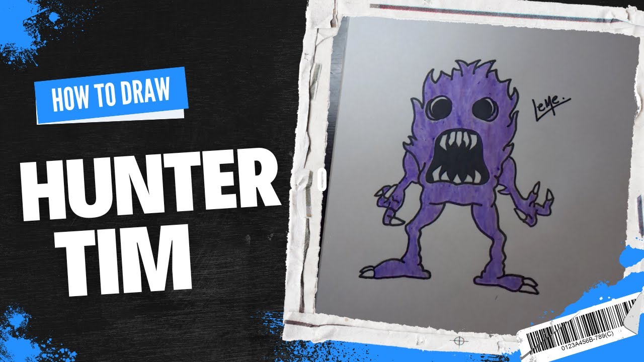 How To Draw HUNTER TIM Garten of Banban | Easy Step By Step with leme ...